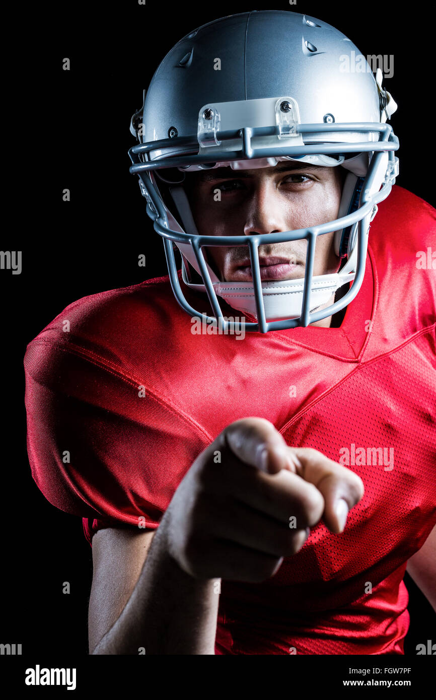 American football player pointing hi-res stock photography and images ...