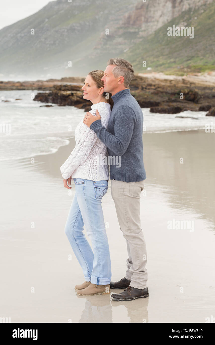 Couple holding each other Stock Photo - Alamy
