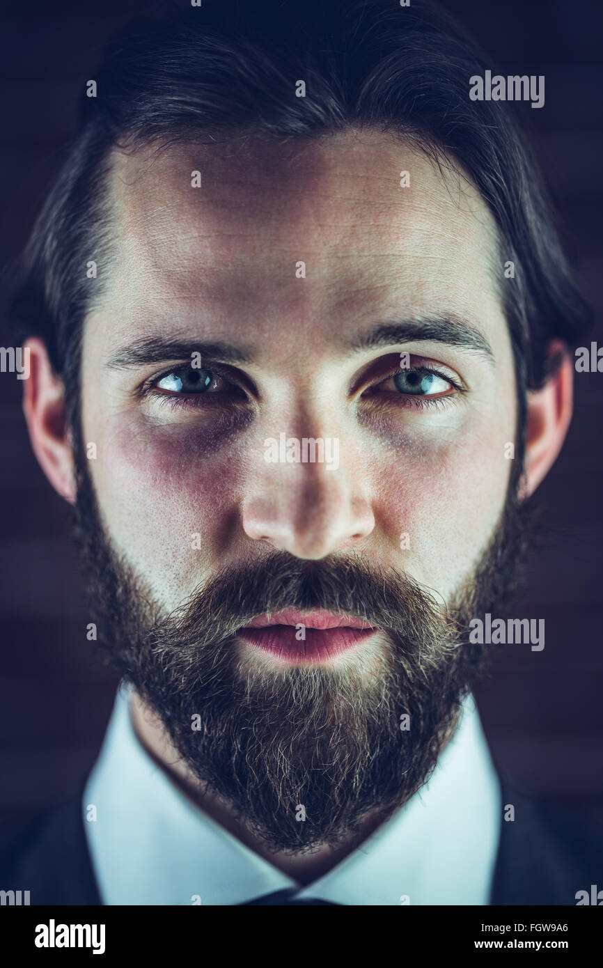 Portrait of smart man Stock Photo - Alamy