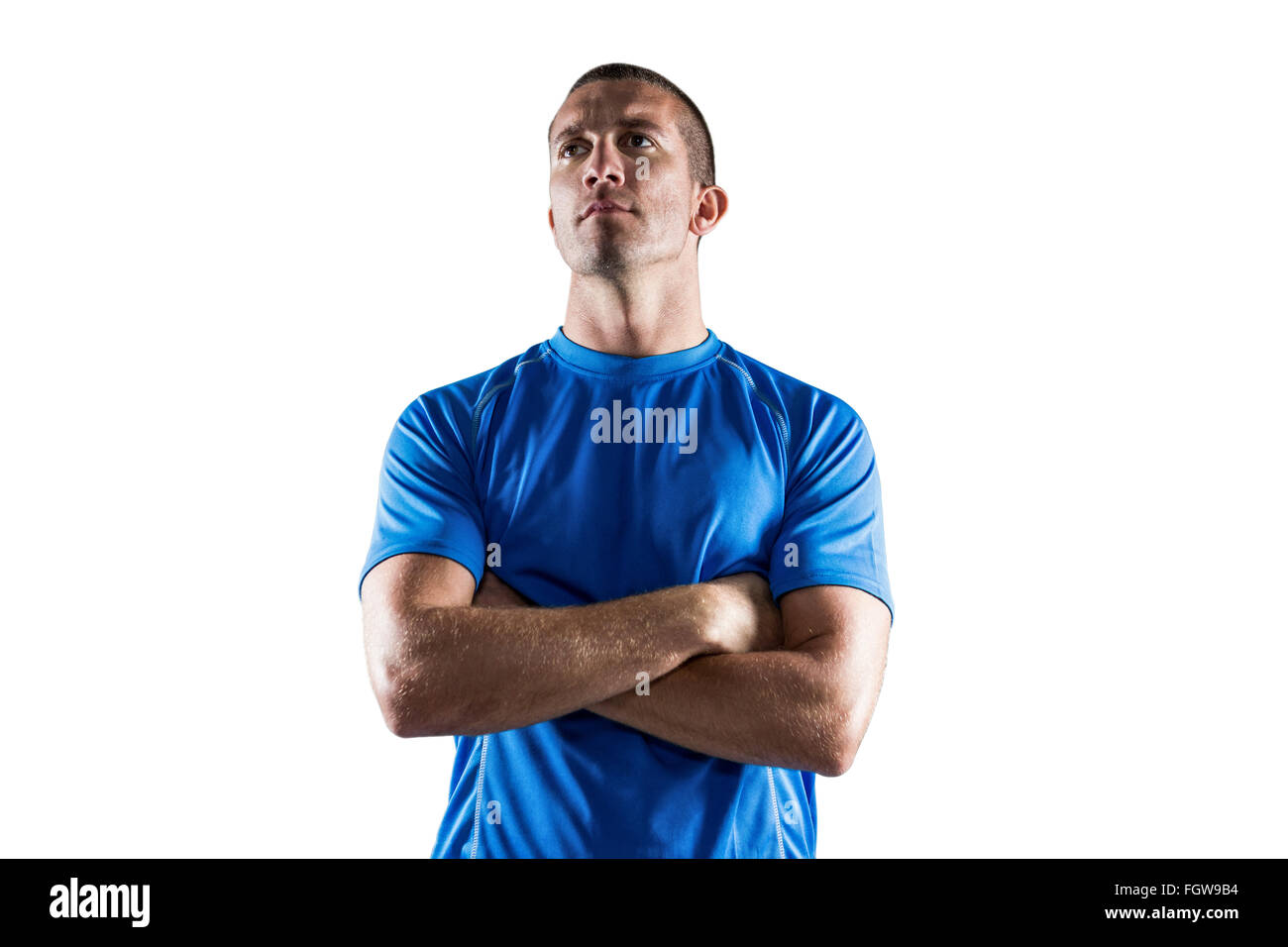 Muscular rugby player arms hi-res stock photography and images - Alamy