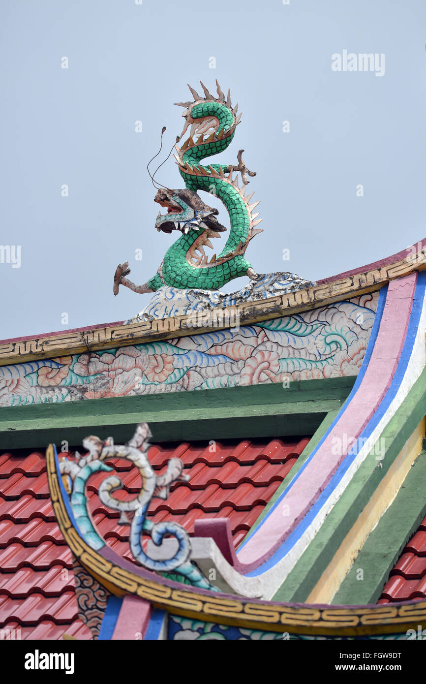 Dragon on the roof Stock Photo - Alamy