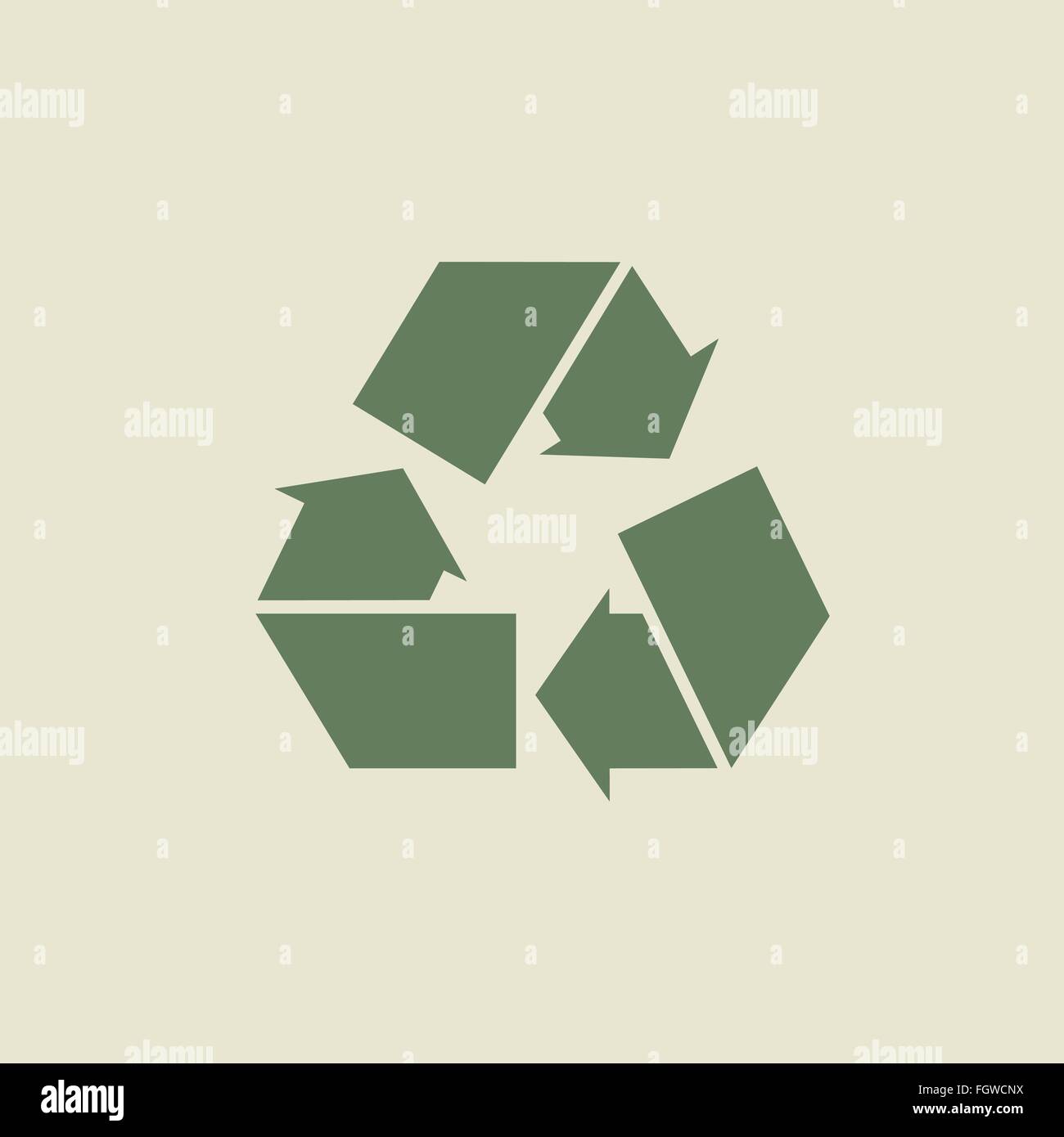 Green recycle sign or icon Stock Vector Image & Art - Alamy
