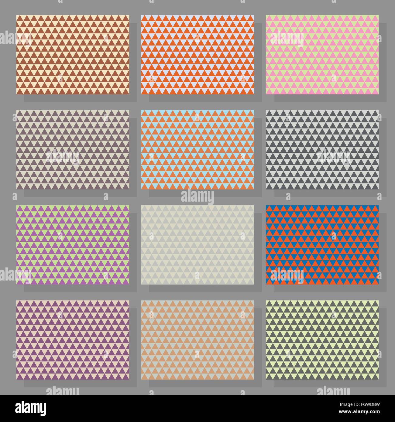 Triangular structure set Stock Vector Images - Alamy