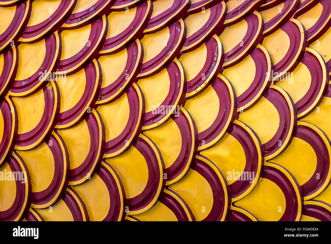 Huge dragon scale from dragon statue , Supanburi , Thailand Stock Photo ...