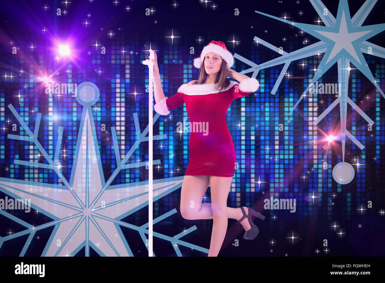 Hot Santa Girl Wallpaper