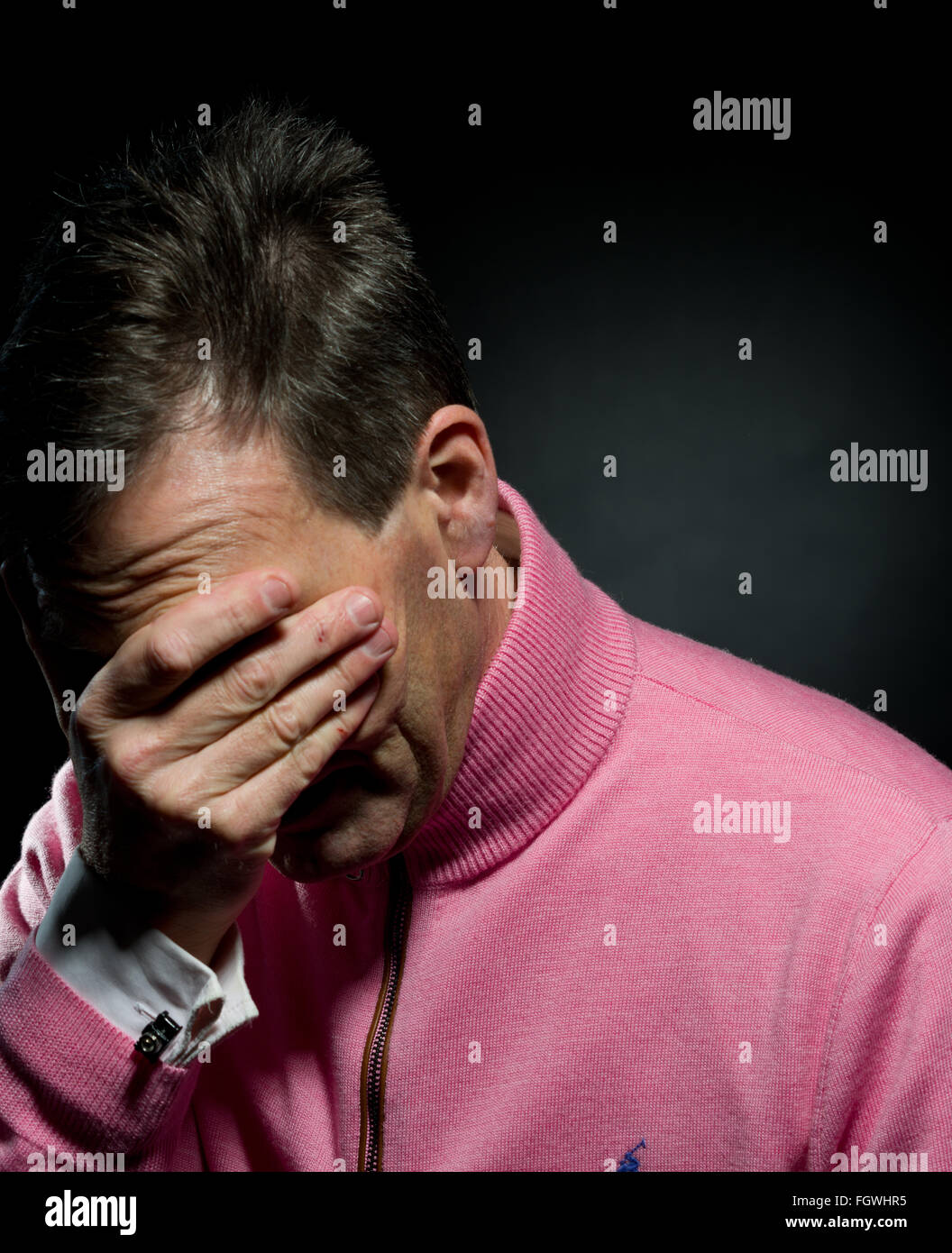 Man regret sadness hi-res stock photography and images - Alamy