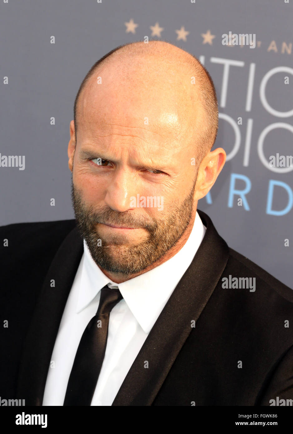21st Annual Critics' Choice Awards - Arrivals Featuring: Jason Statham ...