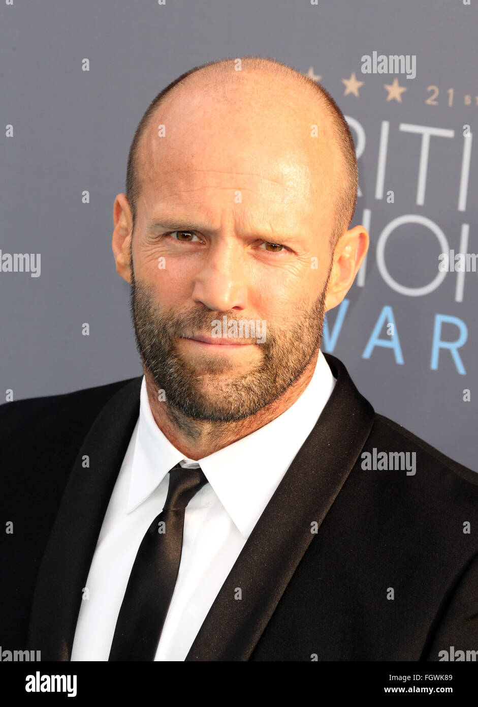 21st Annual Critics' Choice Awards - Arrivals Featuring: Jason Statham ...