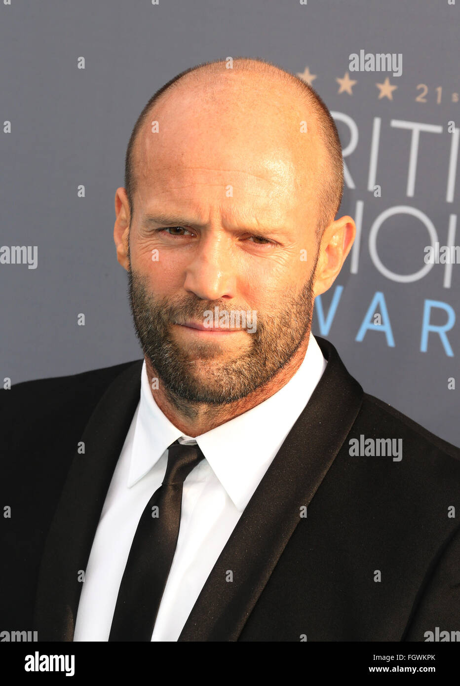 21st Annual Critics' Choice Awards - Arrivals Featuring: Jason Statham ...