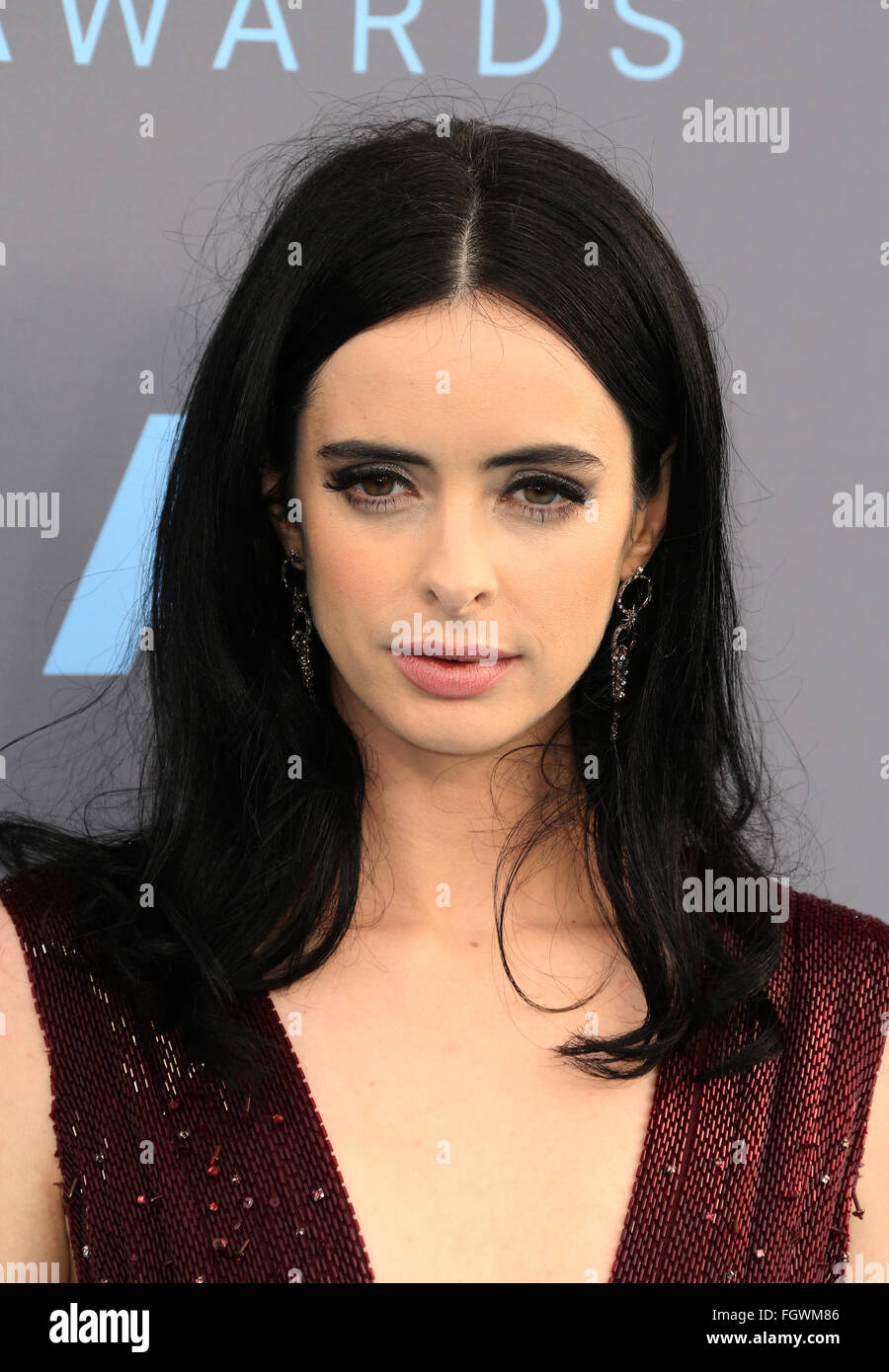 21st Annual Critics' Choice Awards - Arrivals Featuring: Krysten Ritter ...