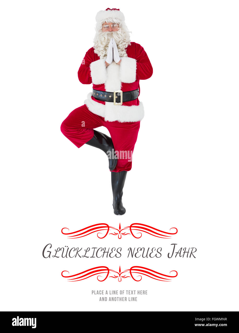 Man tree pose yoga Cut Out Stock Images & Pictures - Alamy