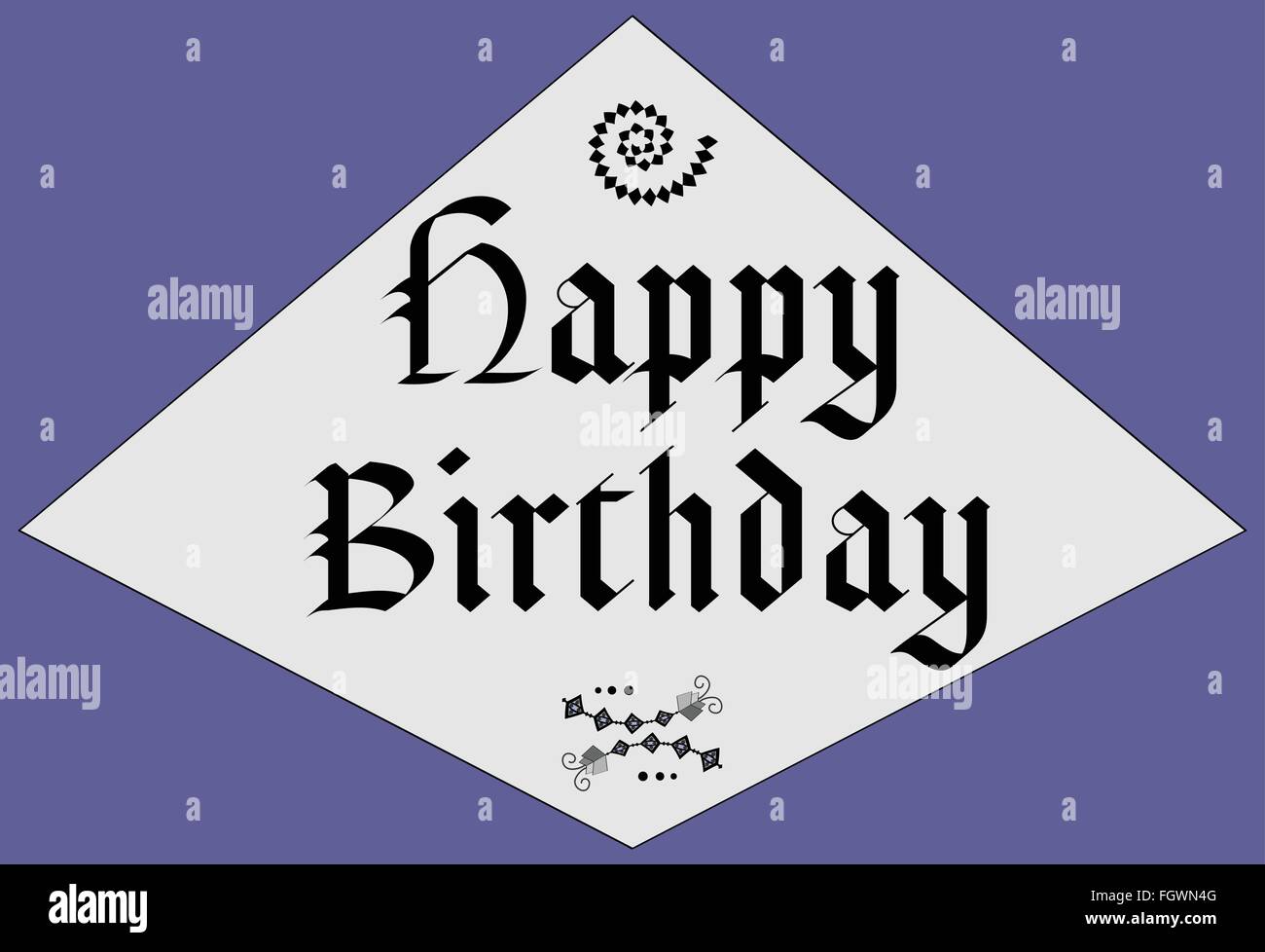 Medieval script style Stock Vector Images - Alamy