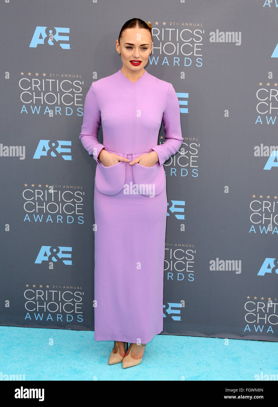 21st Annual Critics' Choice Awards - Arrivals Featuring: Laura Haddock ...