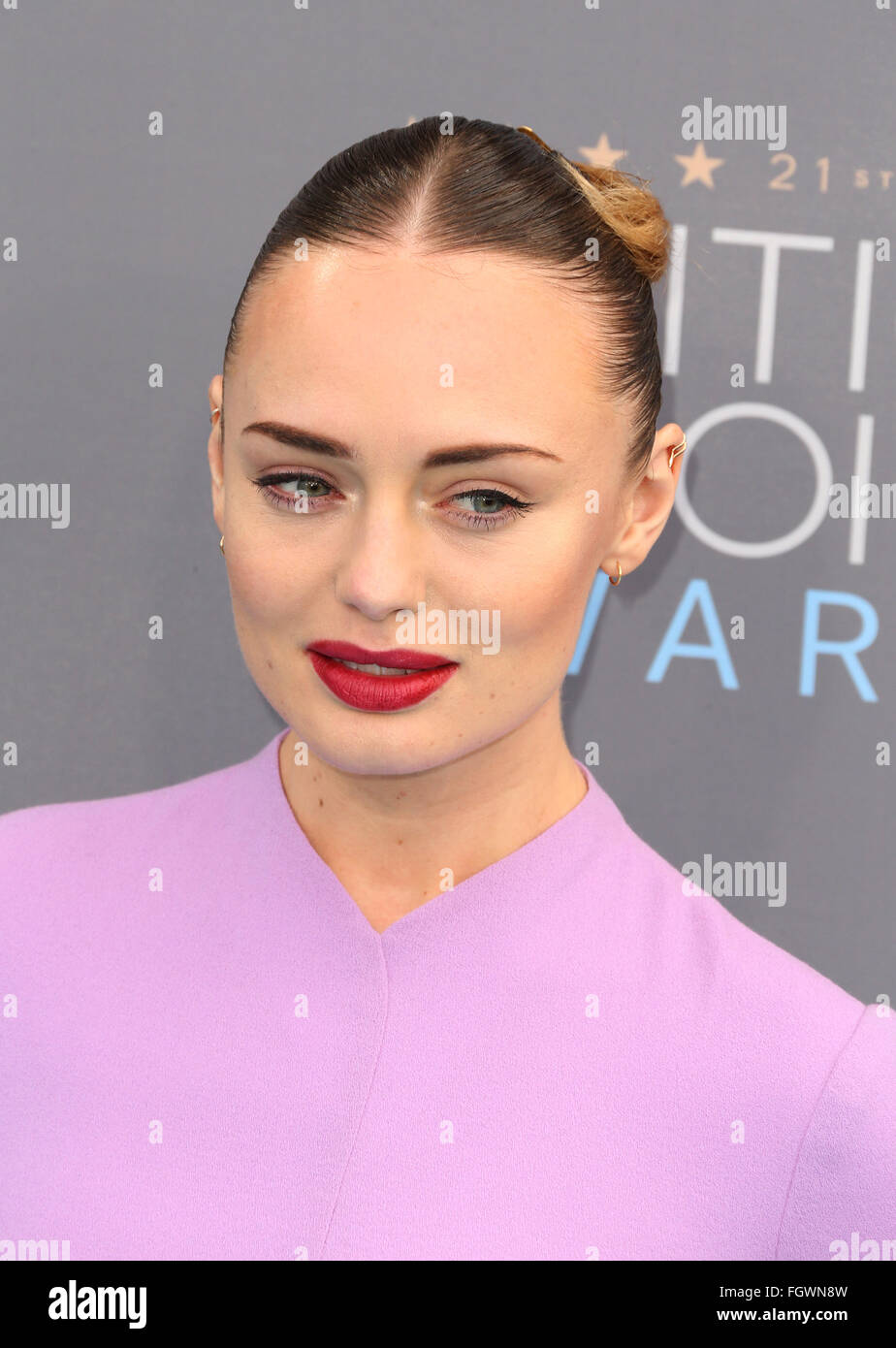 21st Annual Critics' Choice Awards - Arrivals Featuring: Laura Haddock ...