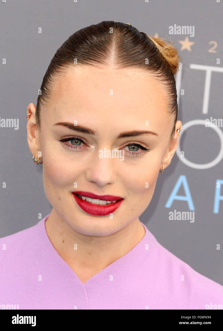 21st Annual Critics' Choice Awards - Arrivals Featuring: Laura Haddock ...