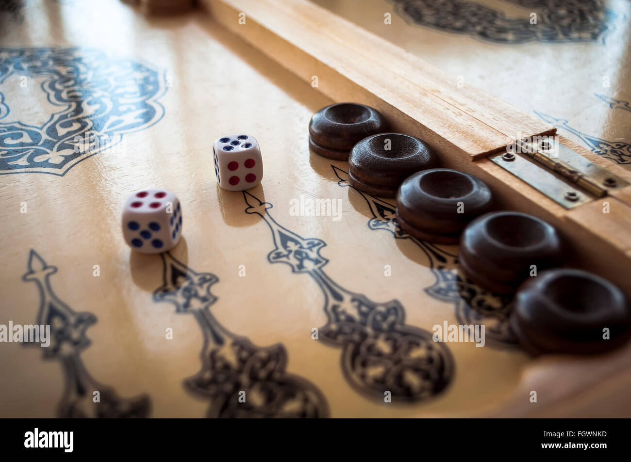 Backgammon hi-res stock photography and images - Alamy
