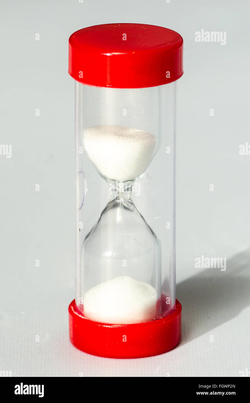 sand glass aquipment image isolated Stock Photo - Alamy