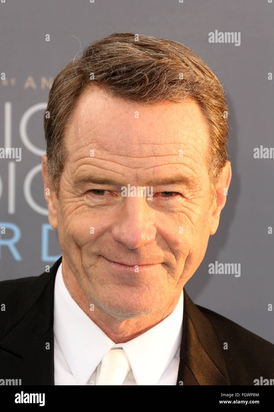 21st Annual Critics' Choice Awards - Arrivals Featuring: Bryan Cranston ...