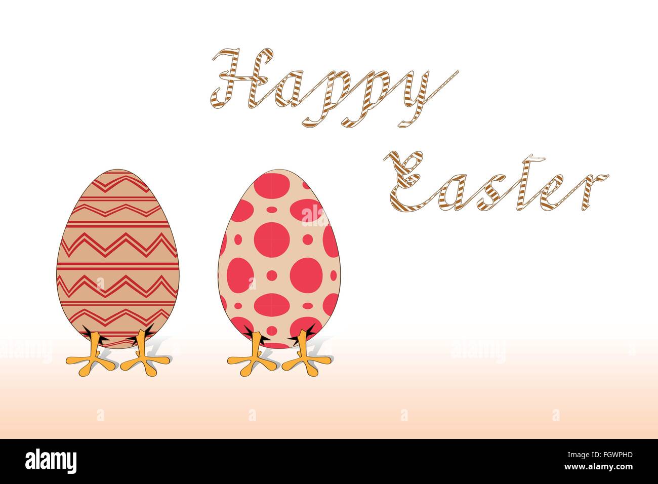 Hand painted egg chick Stock Vector Images - Alamy