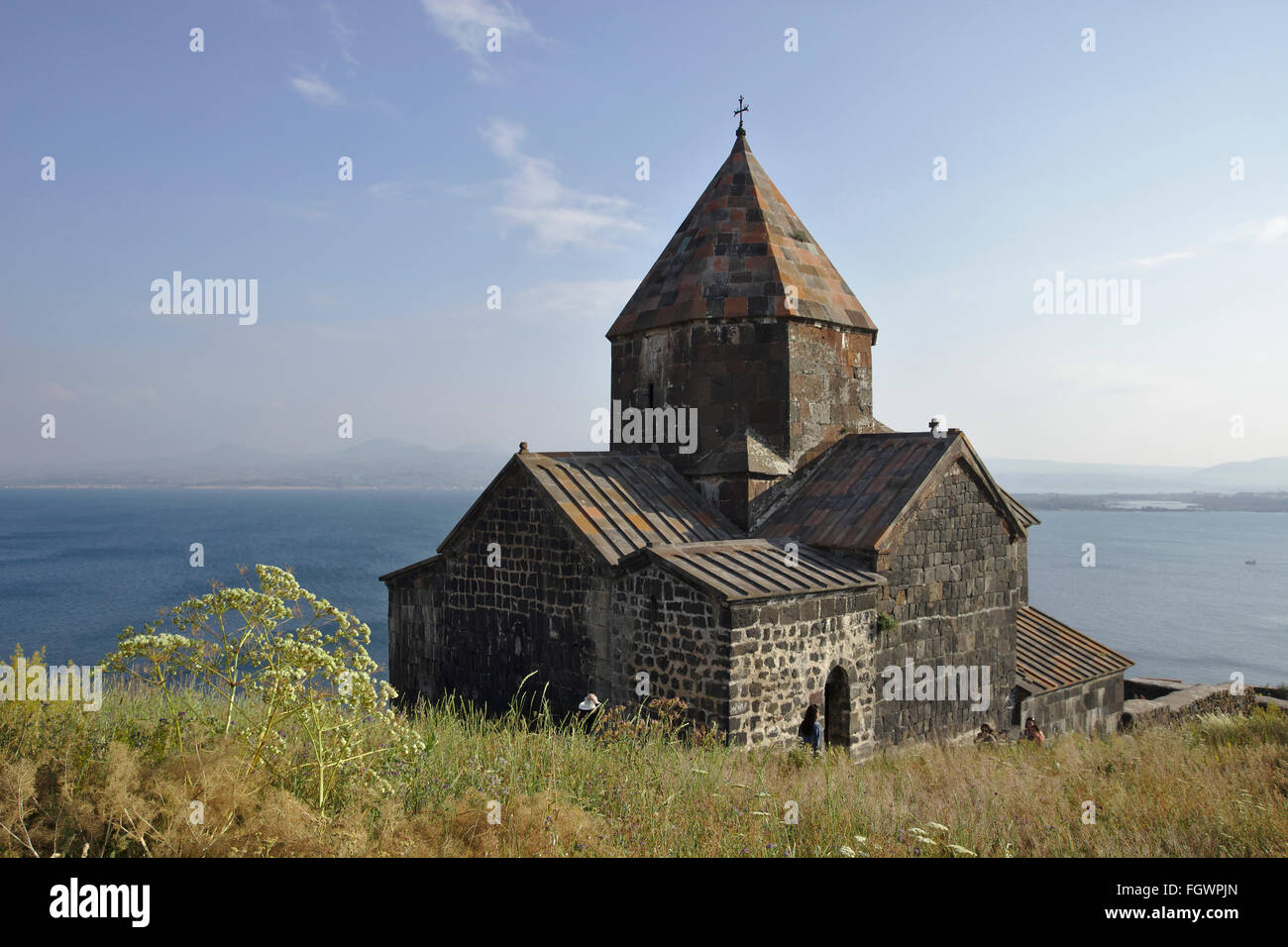 Sevanavank monastery (Surp Arakelots church) on Lake Sevan, Armenia Stock Photo - Alamy