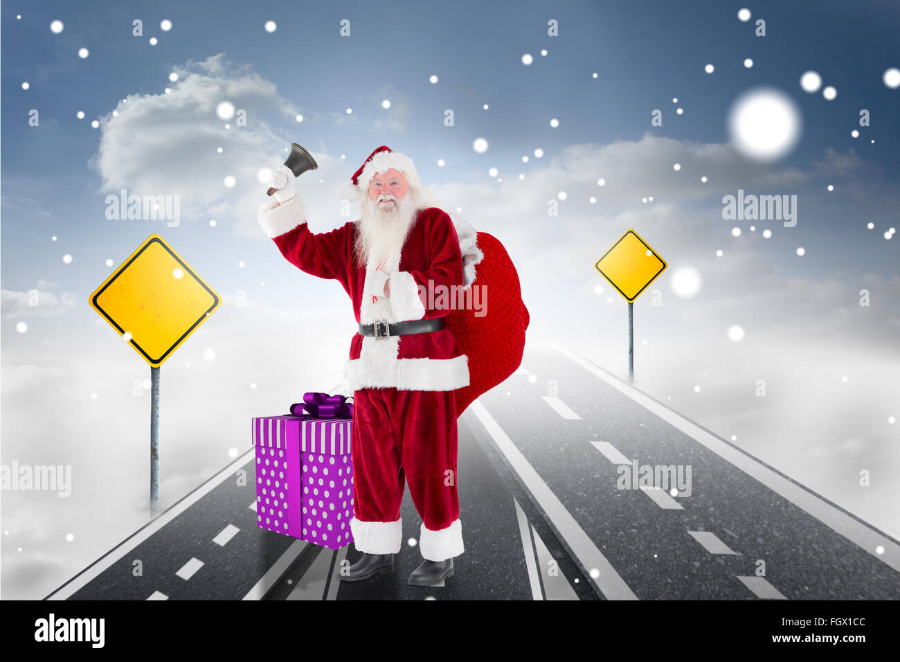 Santa claus crossing hi-res stock photography and images - Alamy