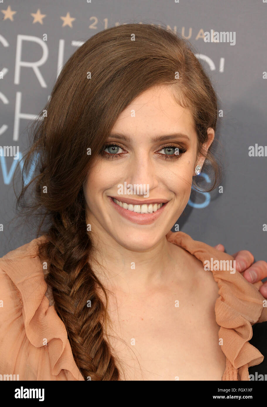21st Annual Critics' Choice Awards - Arrivals Featuring: Carly Chaikin ...