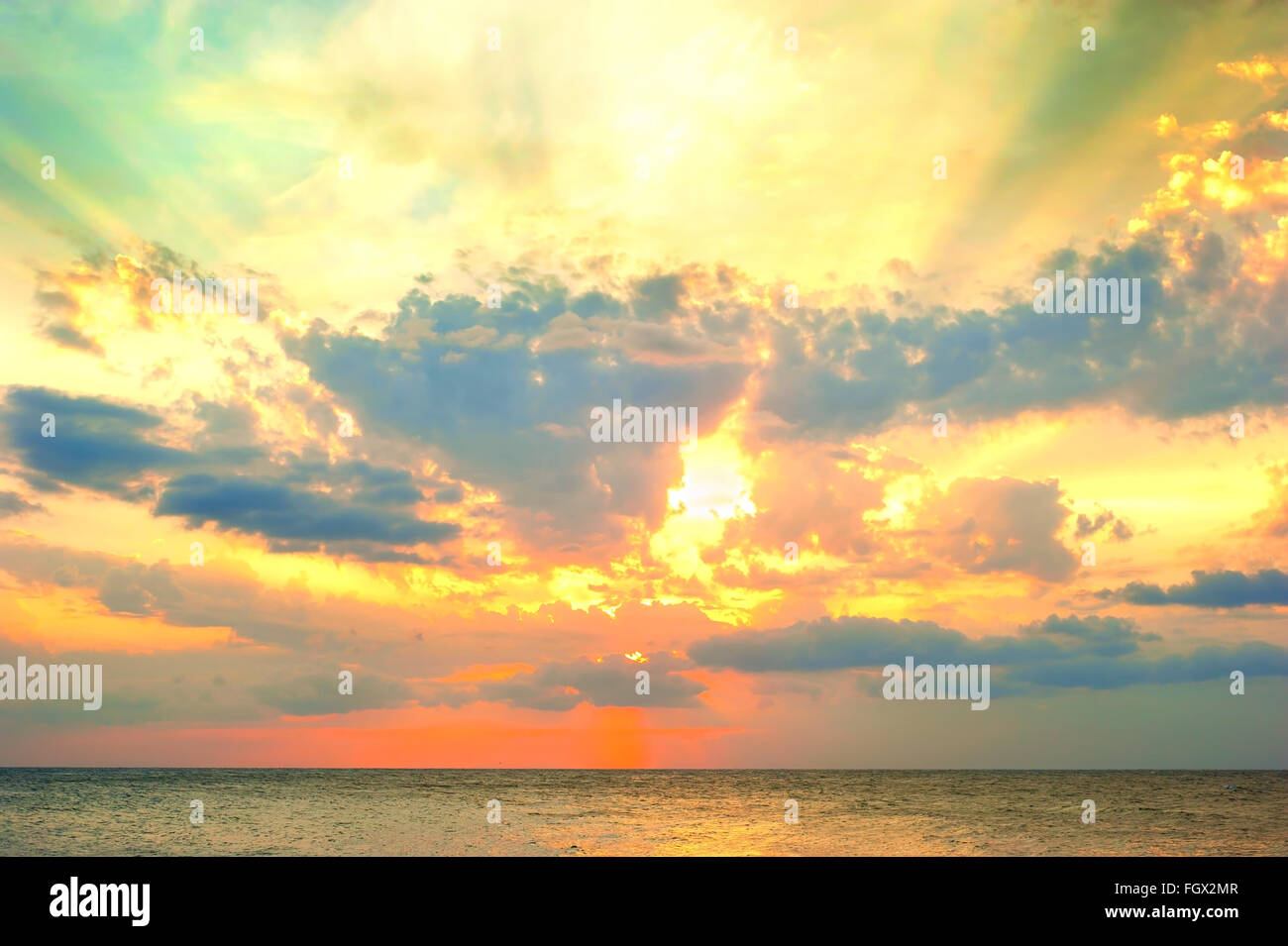 Many colors of sunset hi-res stock photography and images - Alamy