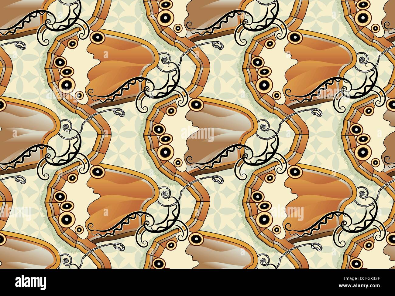 Seamless butterfly background - Pearly Heath Stock Vector Image & Art ...