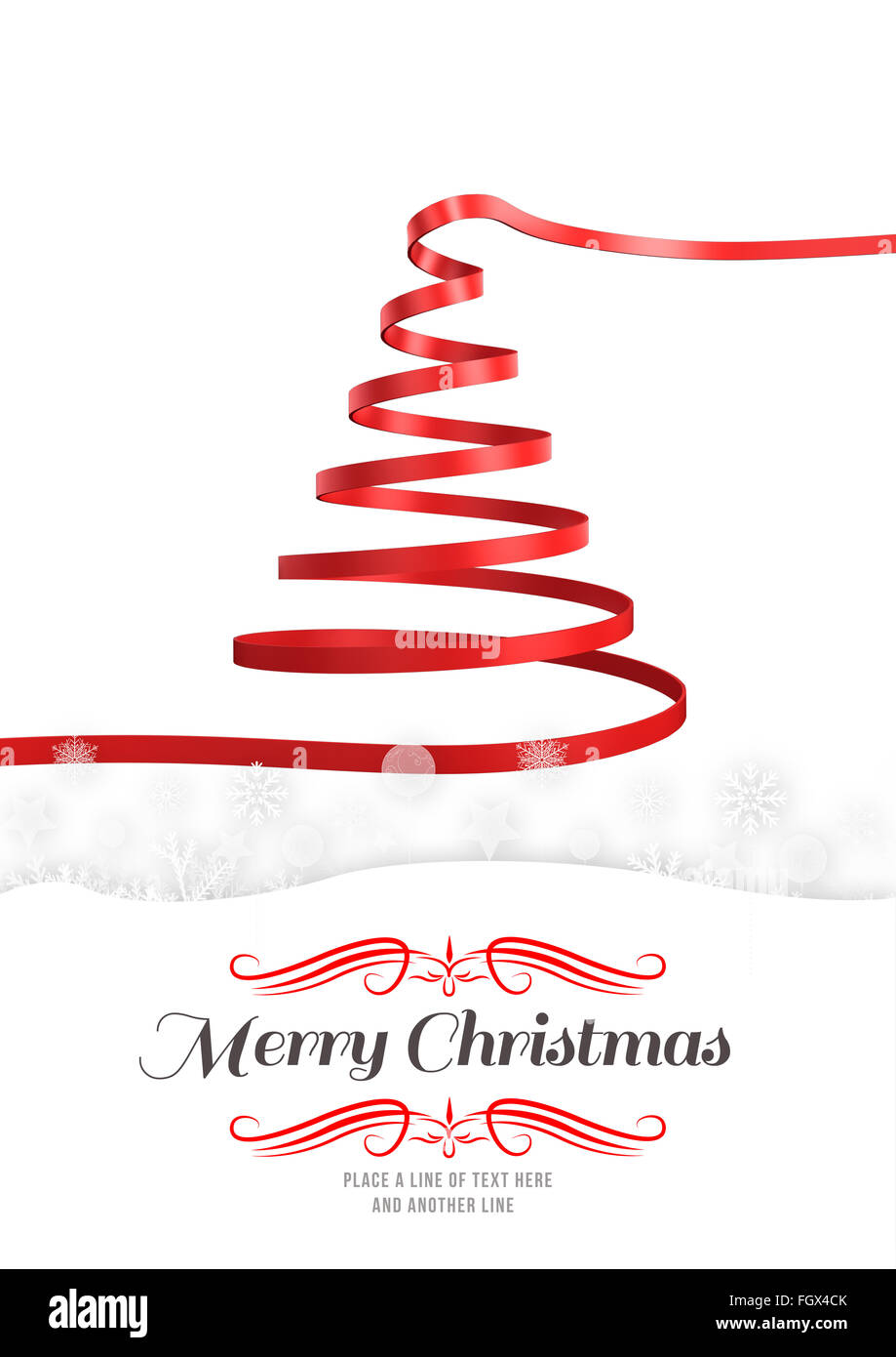 Snowflake graphic border Cut Out Stock Images & Pictures - Alamy