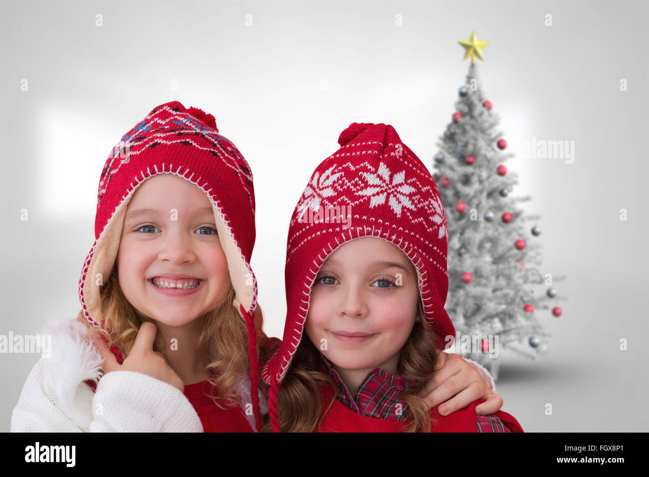 Girls celebrating christmas in hi-res stock photography and images - Alamy