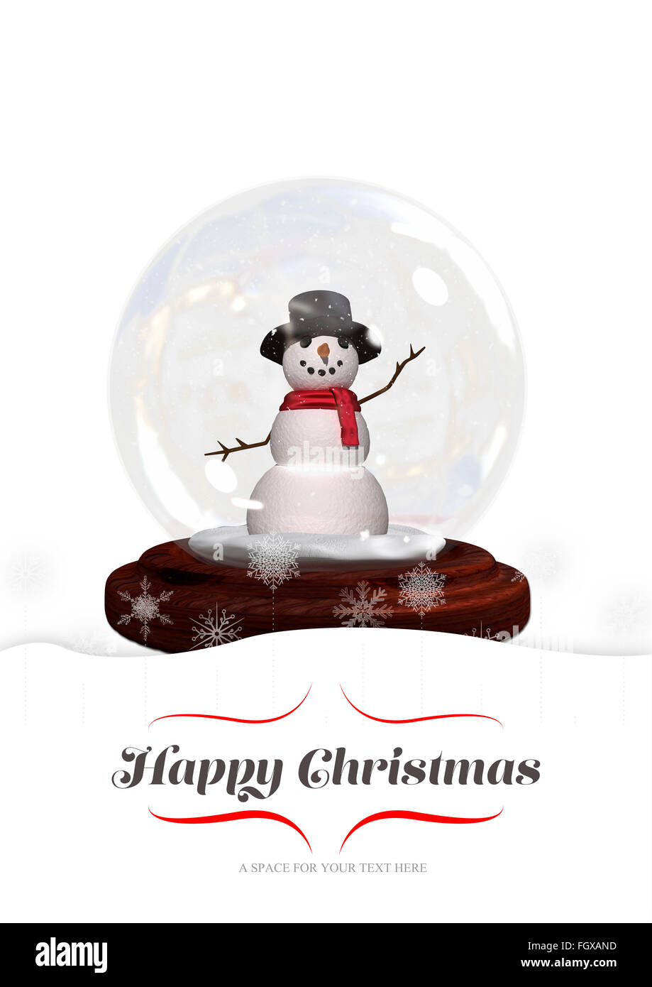 Snowflake graphic border Cut Out Stock Images & Pictures - Alamy