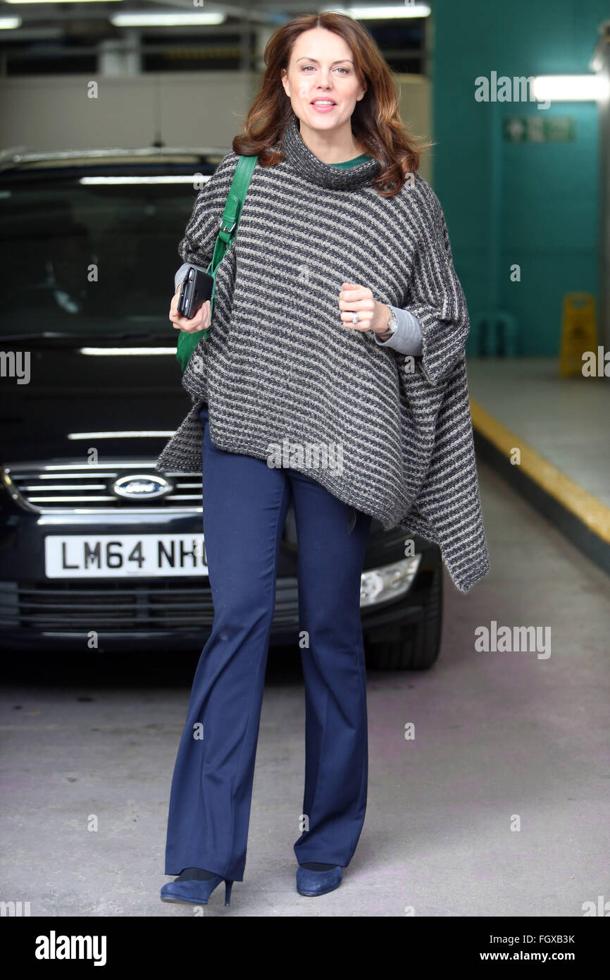 Beverley Turner outside ITV Studios Featuring: Beverley Turner Where ...