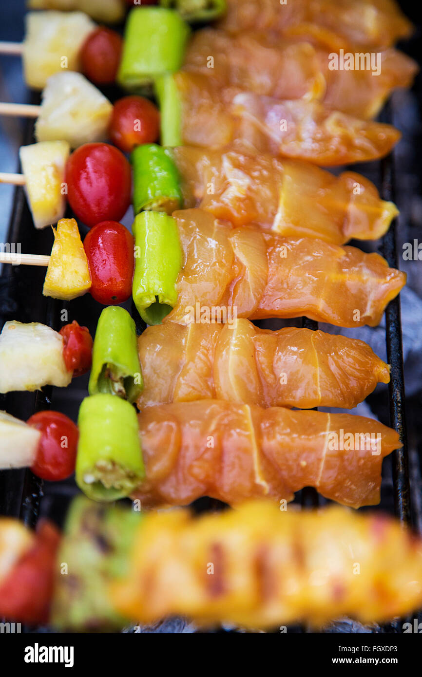 Outdoor grill meat on hi-res stock photography and images - Alamy