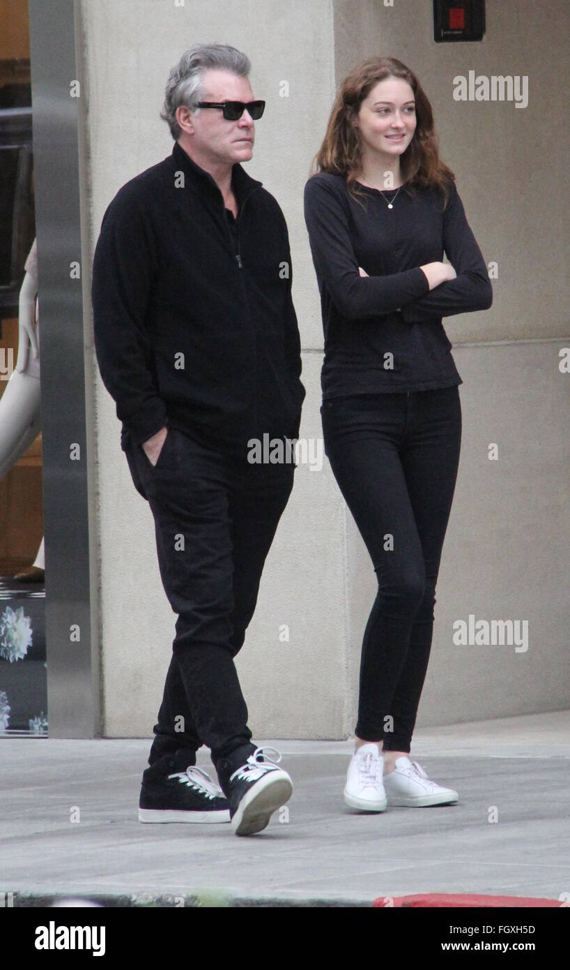 Ray Liotta out shopping with his daughter Karsen Featuring: Ray Liotta ...
