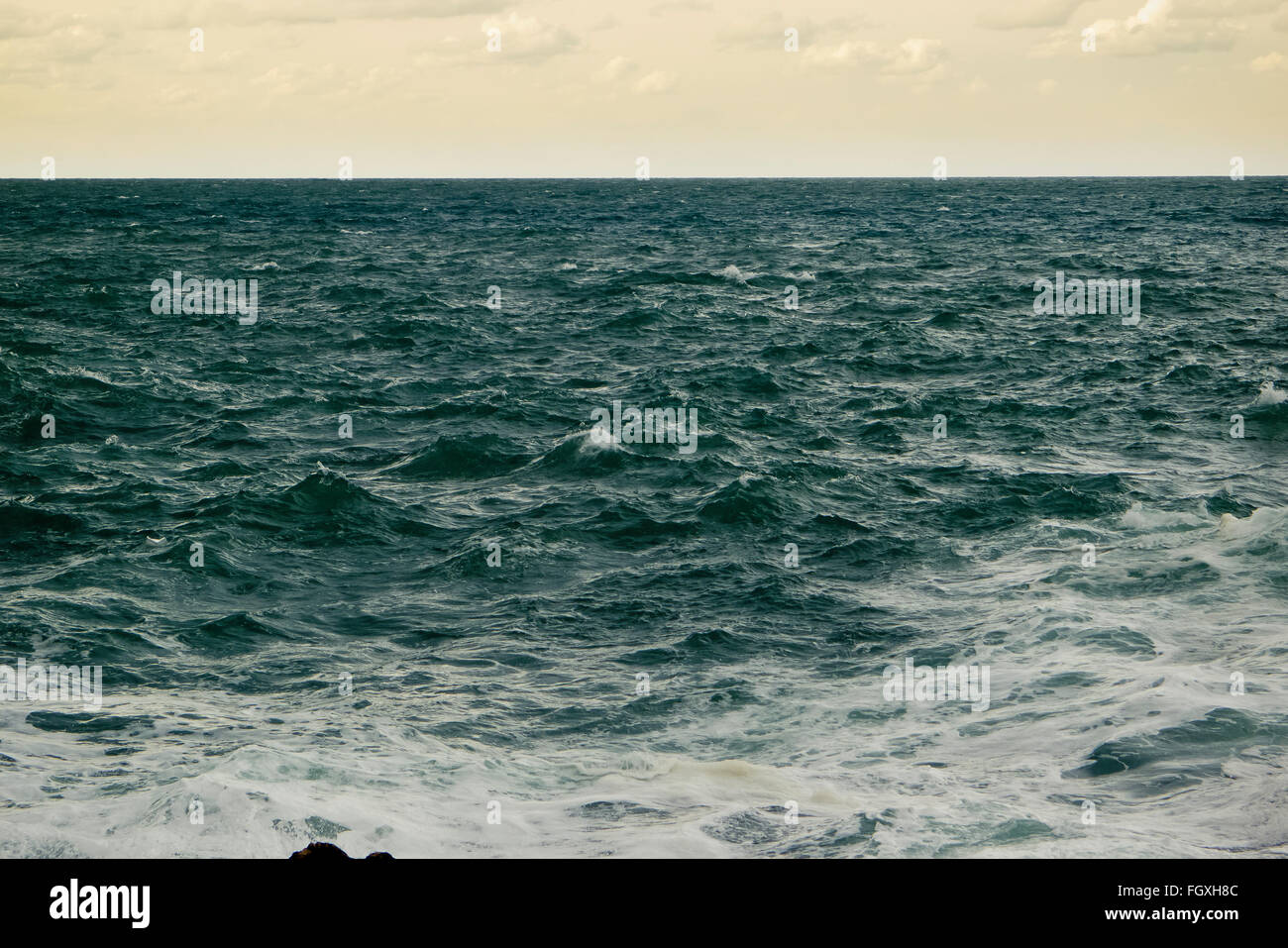 Rough sea space waves hi-res stock photography and images - Alamy