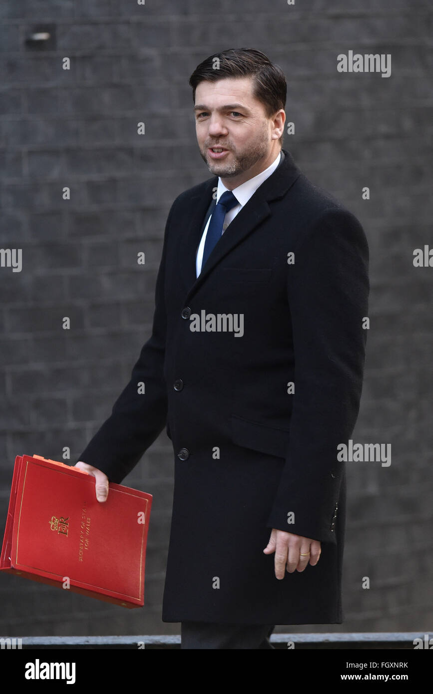 Ministers arrive for a Cabinet meeting at 10 Downing Street. Featuring ...