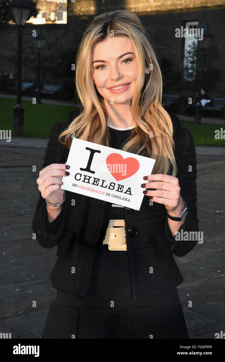 Made in Chelsea star Georgia Toffolo joins the 'No Crossrail in Chelsea ...