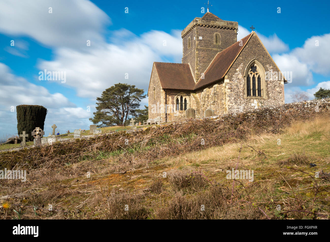 St Martha's Church Stock Photo - Alamy