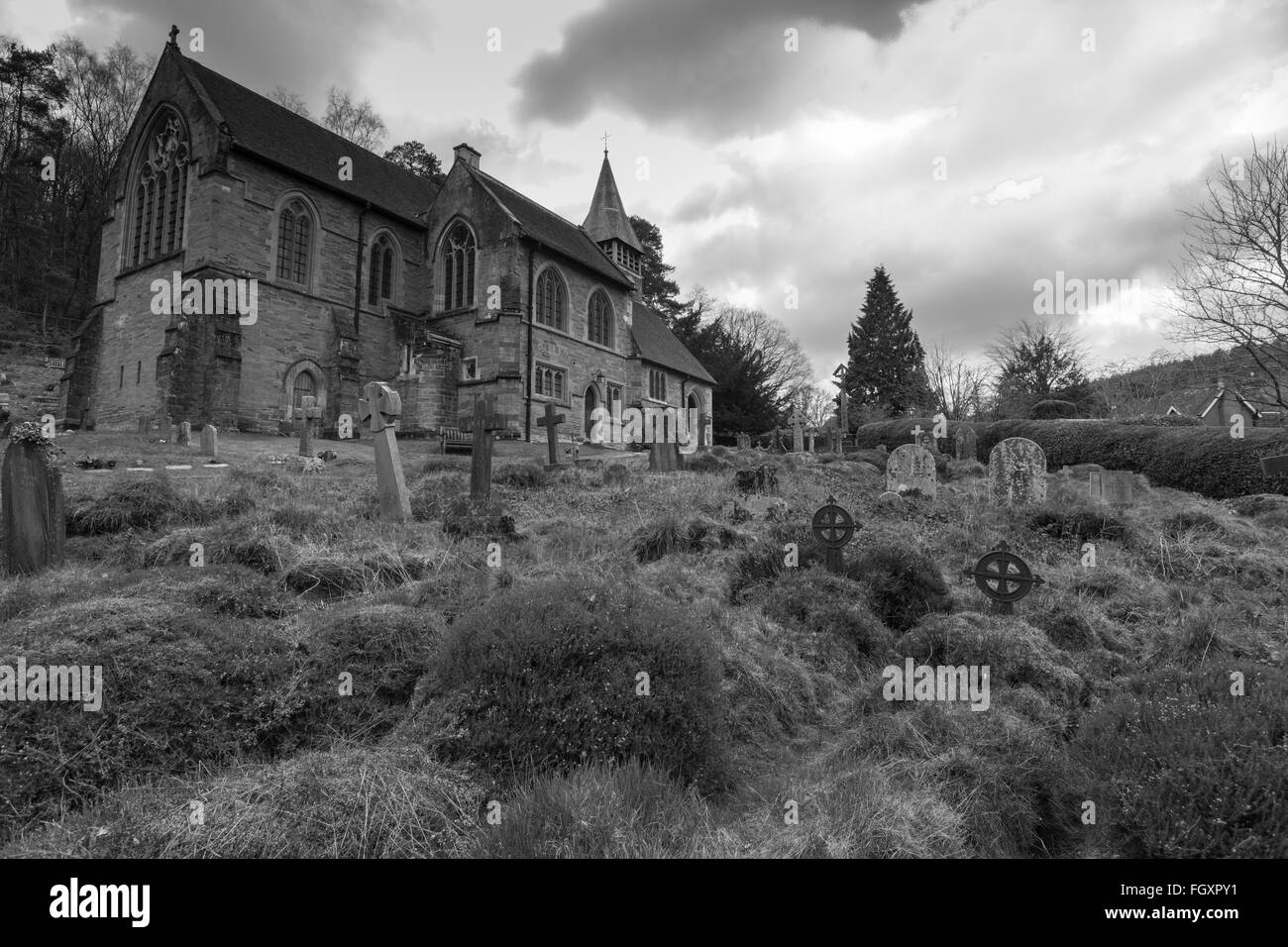Church st mary cross Black and White Stock Photos & Images - Alamy