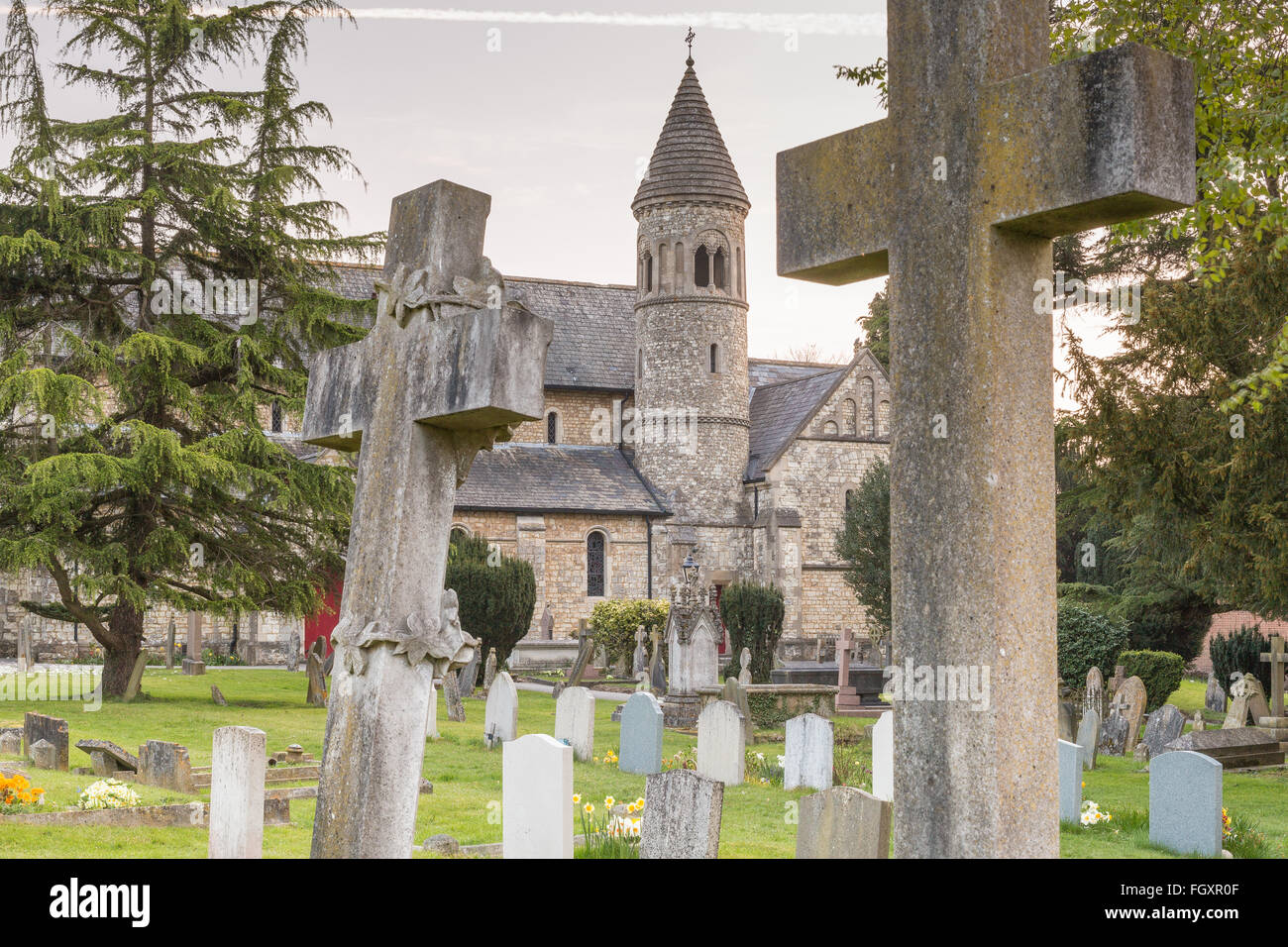 St John's Church Hale Stock Photo - Alamy