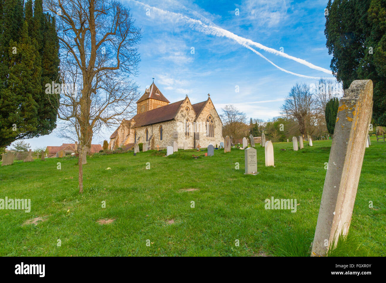 Church headstones crucifixes cemetery hi-res stock photography and ...