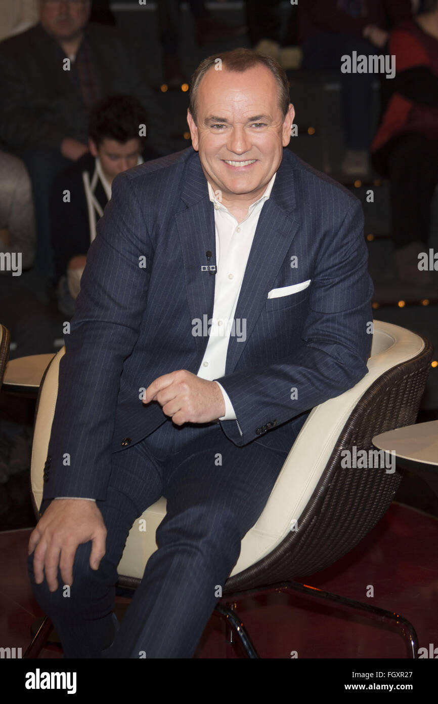 German ZDF TV Talkshow Markus Lanz at Fernsehmacher-Studio Featuring ...