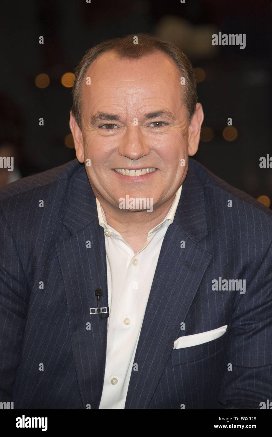German ZDF TV Talkshow Markus Lanz at Fernsehmacher-Studio Featuring ...