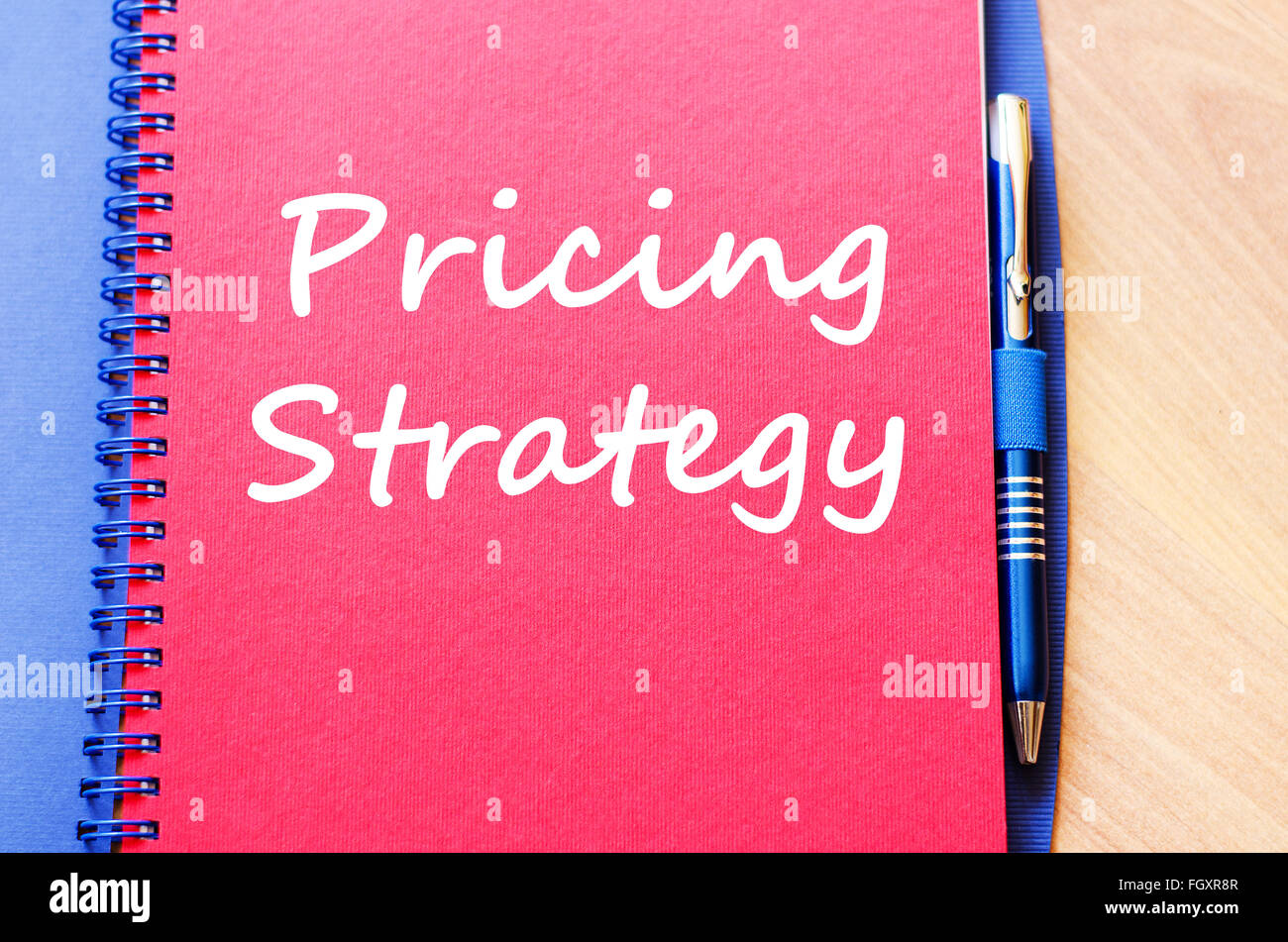 Pricing strategy text concept write on notebook with pen Stock Photo ...