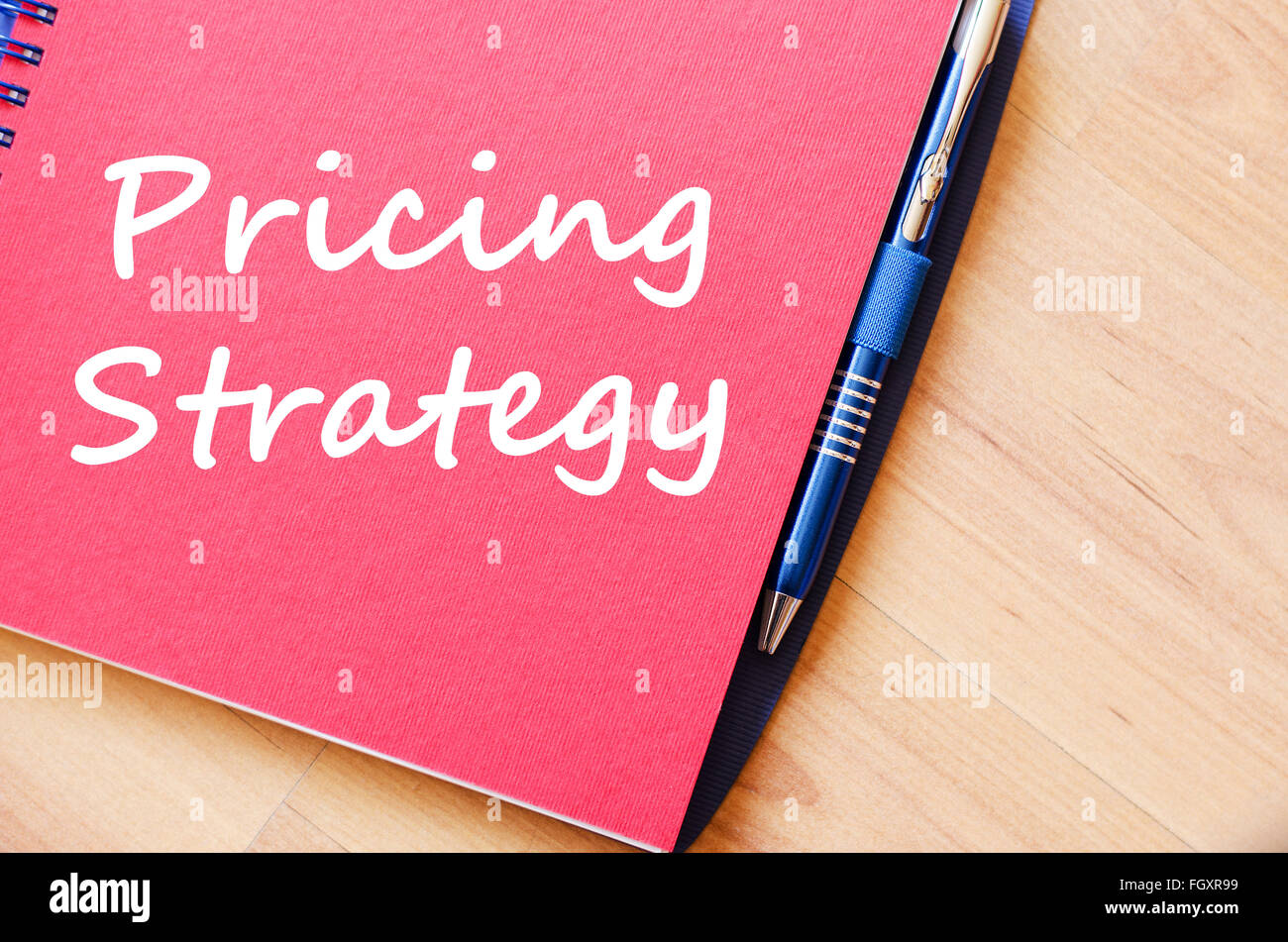 Pricing strategy text concept write on notebook with pen Stock Photo ...
