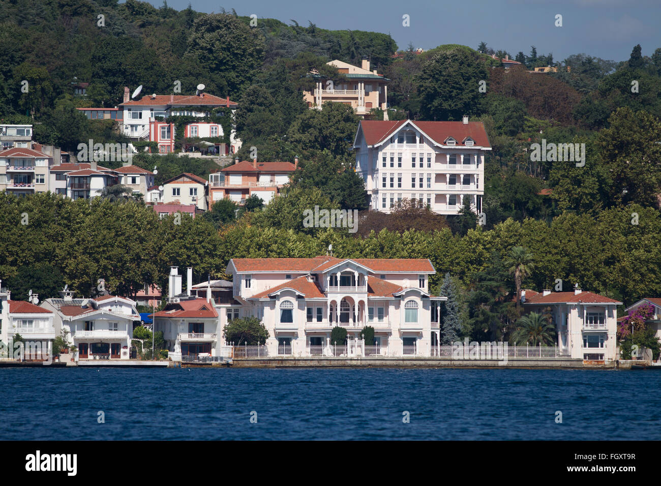 Buildings in Bosphorus Strait, Istanbul City, Turkey Stock Photo - Alamy