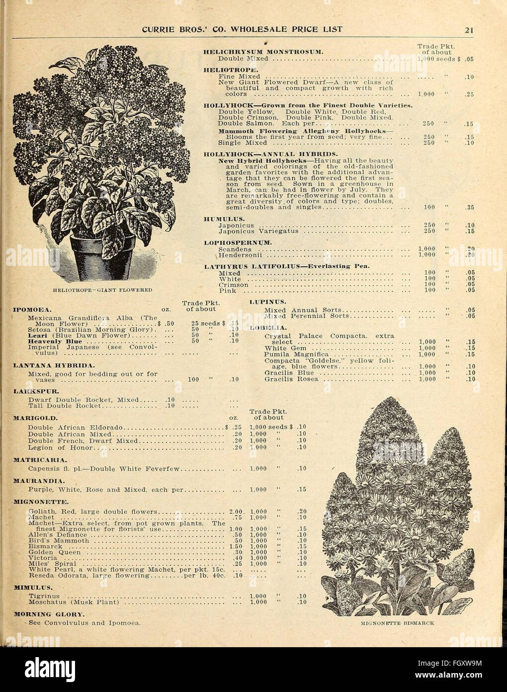 This price list provides wholesale pricing for a range of products and ...