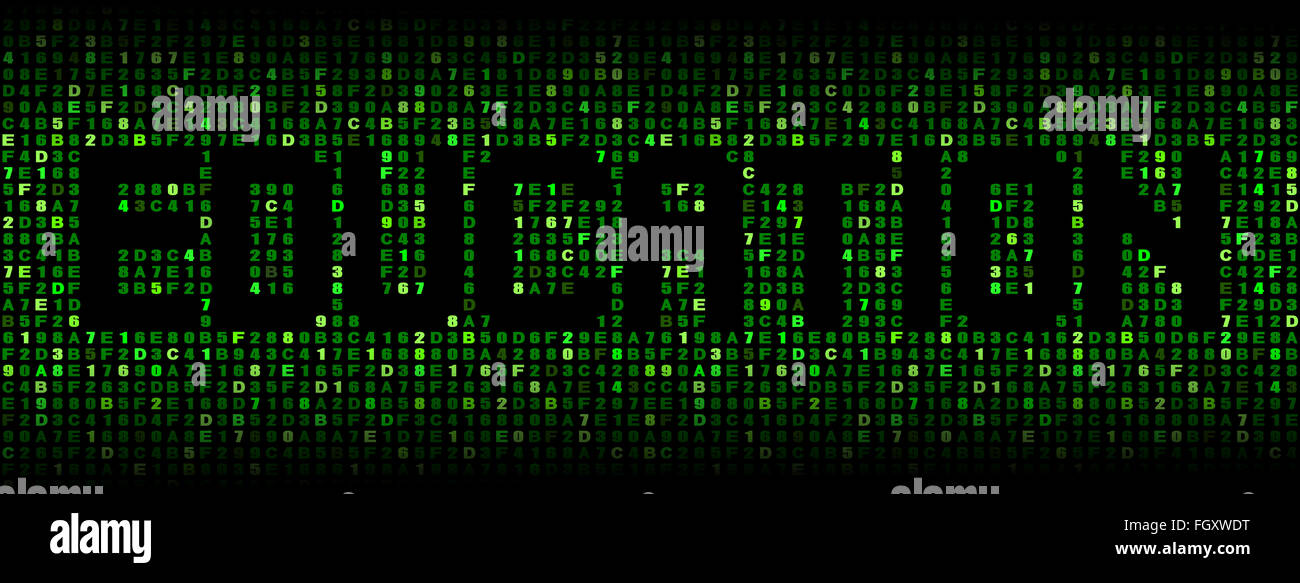 Education text on hex code illustration Stock Photo - Alamy