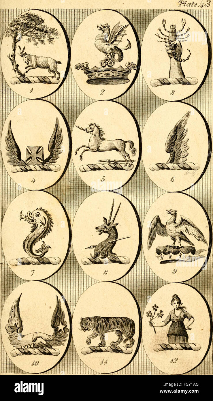 British crests - containing the crests and mottos of the families of ...