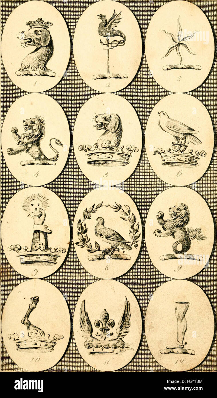 British crests - containing the crests and mottos of the families of ...